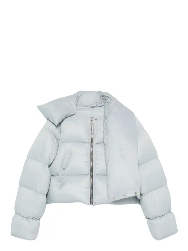 Rick Owens Funnel-neck Puffer Jacket - Blue
