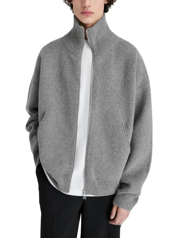 Axel Arigato Core Zip-up Cardigan - Grey