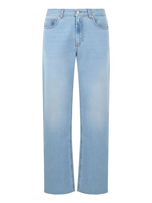 Gcds Wirdo Straight Jeans - Blue