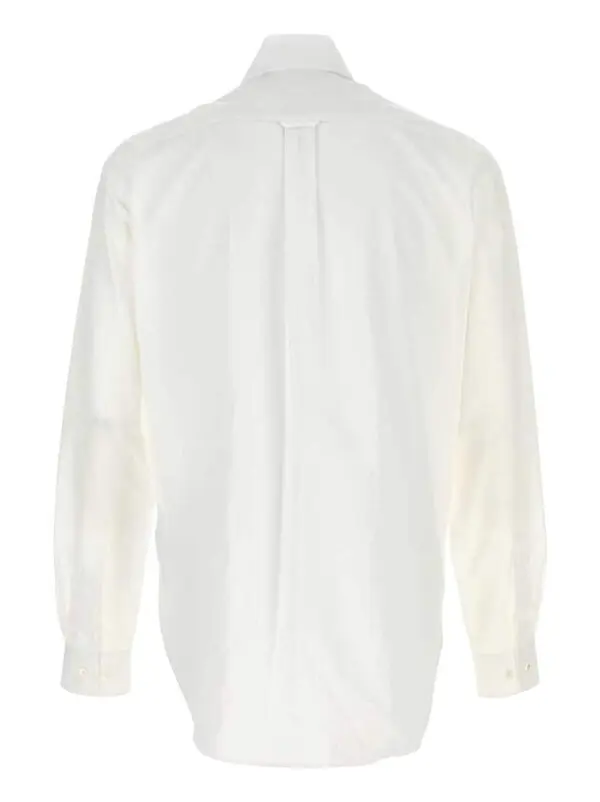 Palm Angels Logo-embroidered Shirt - White
