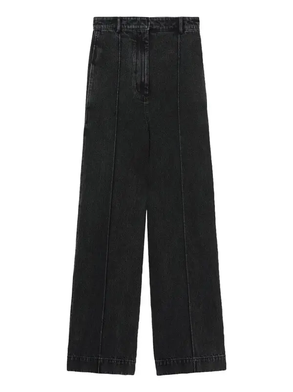 3.1 Phillip Lim High-rise Wide-leg Jeans - Black