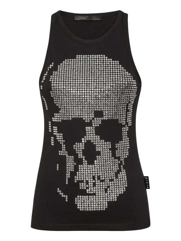 Philipp Plein Skull Tank Top - Black