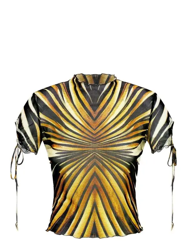 Roberto Cavalli Mesh T-shirt - Black