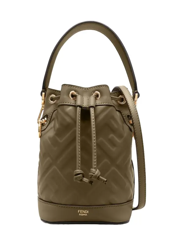 Fendi Mini Mon Tresor Bucket Bag - Green