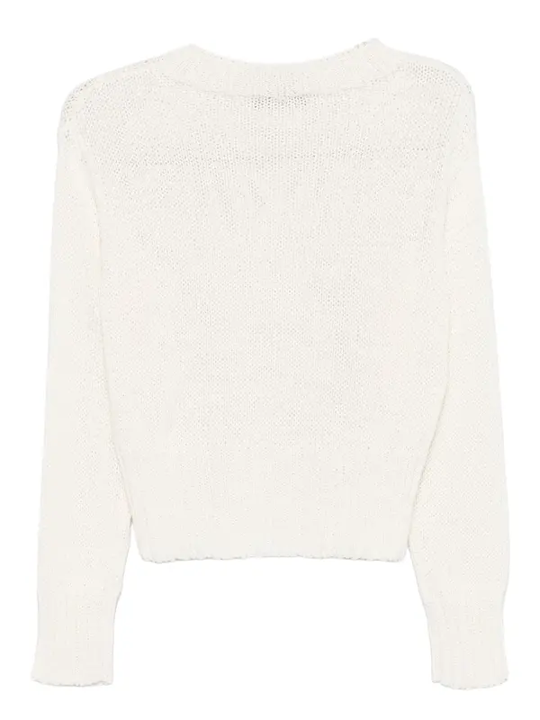 Lorena Antoniazzi Star-jacquard Sweater - White