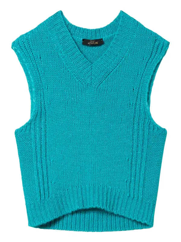 TWINSET Seamless Knit Top - Blue