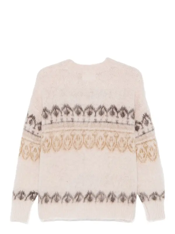 MARANT ETOILE Dully Jacquard Sweater - Neutrals