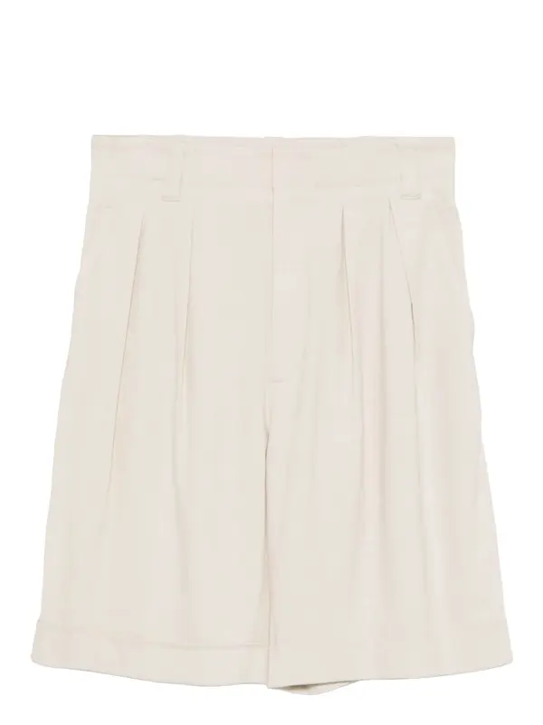 Lorena Antoniazzi Pleated Shorts - Neutrals