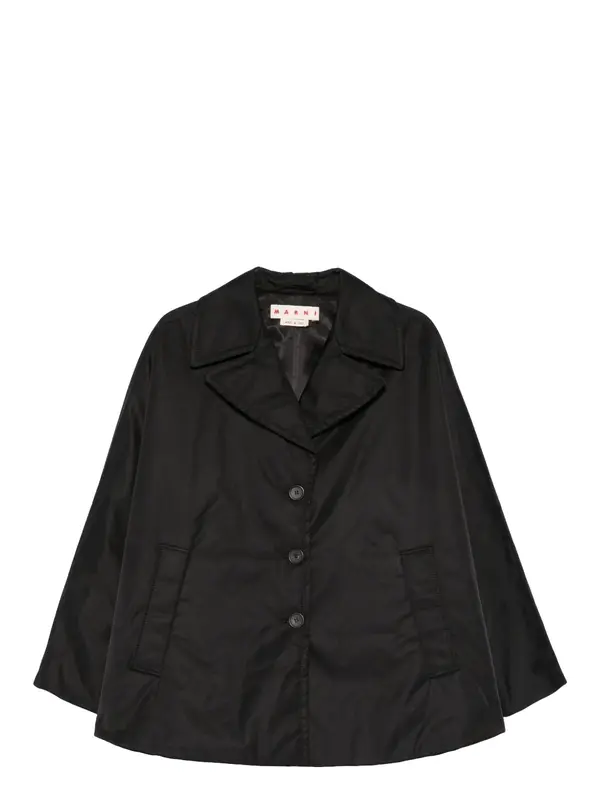 Marni Twill Coat - Black