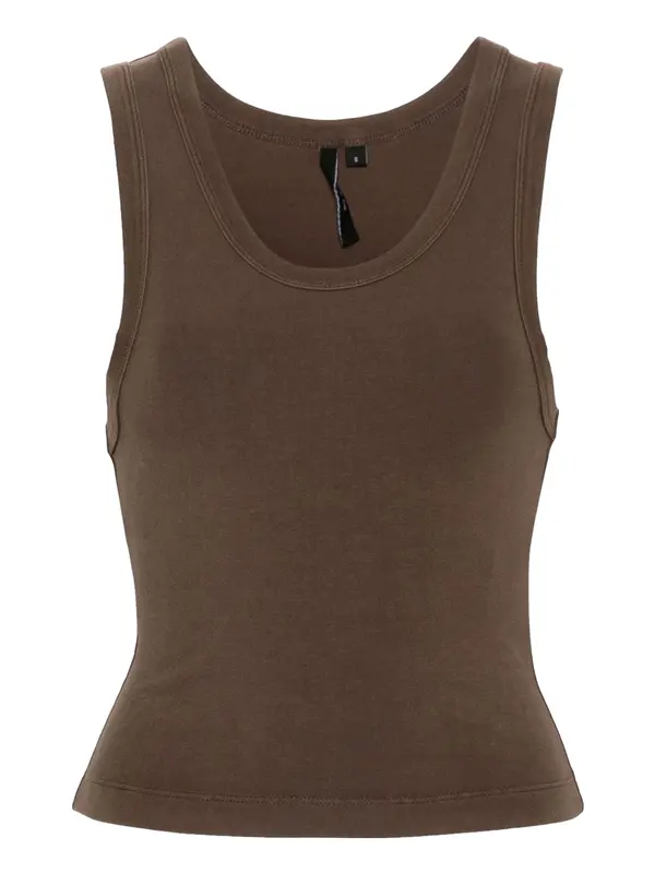 ENTIRE STUDIOS Cropped Top - Brown