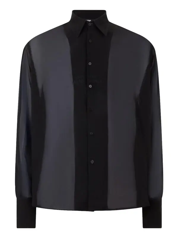 Gcds Georgette Shirt - Black