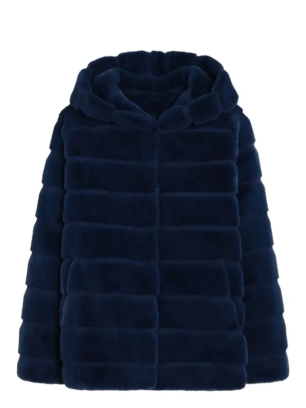 Apparis Goldy Hooded Coat - Blue