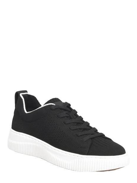 SOFFT Faro Knit And Leather Sneakers - Black