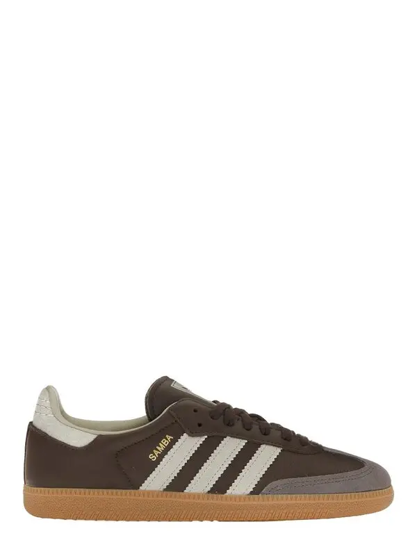 Adidas Samba Og Sneakers - Brown/putty Grey/gold Metallic