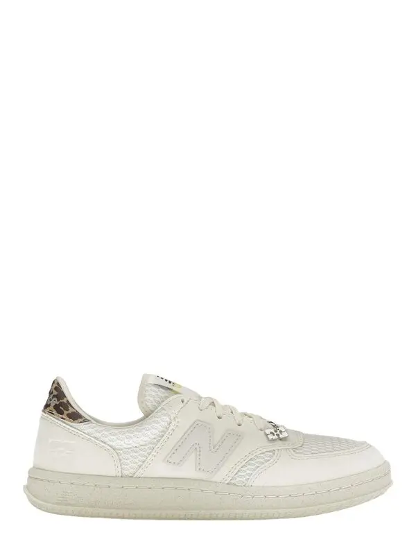 NEW BALANCE T500 Ganni Sneakers - Off White/leopard