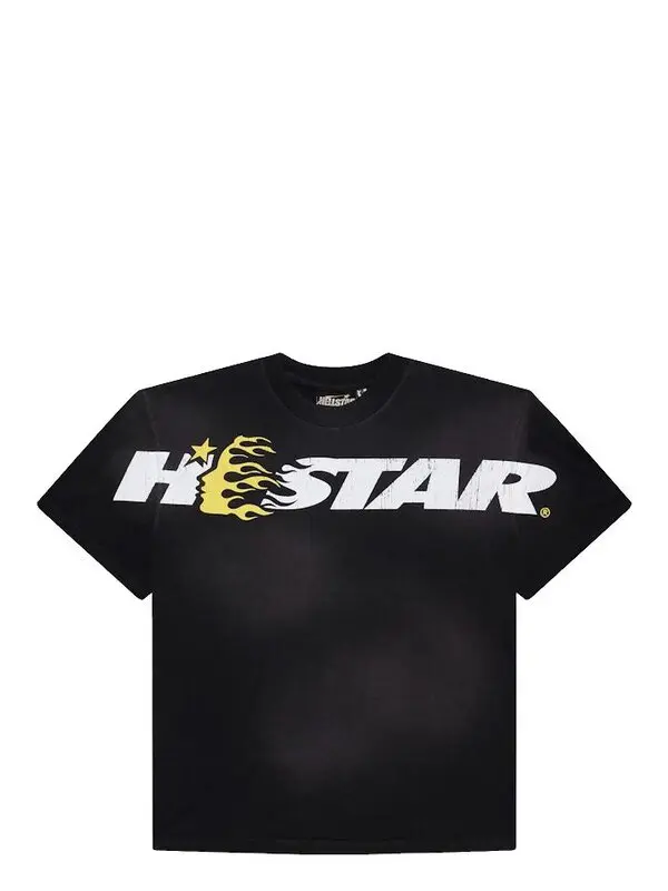 HELLSTAR Studios Cartoon Logo T-shirt - Yellow