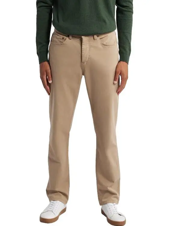 Brooks Brothers Five-pocket Straight-leg Trousers - Khaki
