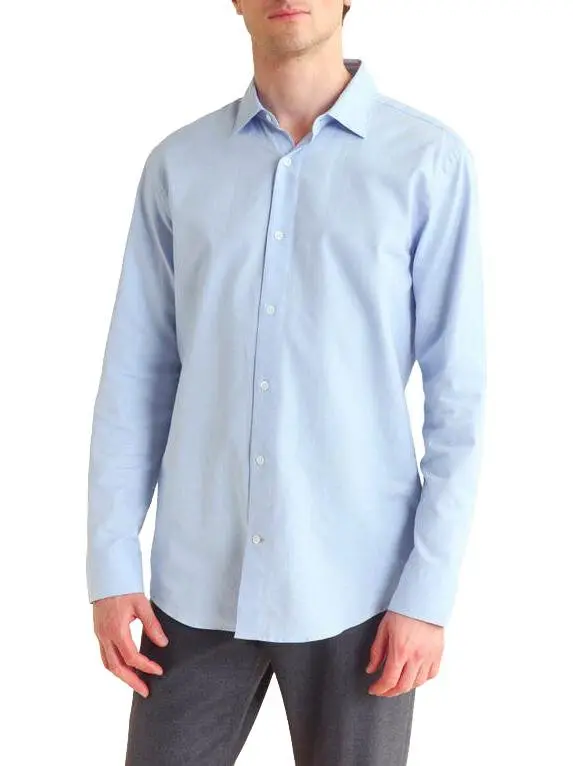 Billy Reid Hutcheson Oxford Dress Shirt - Light Blue