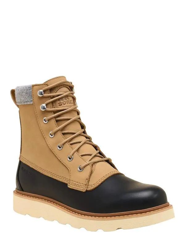Sorel Slabtown '62™ Waterproof Boots - Caribou Buff/black