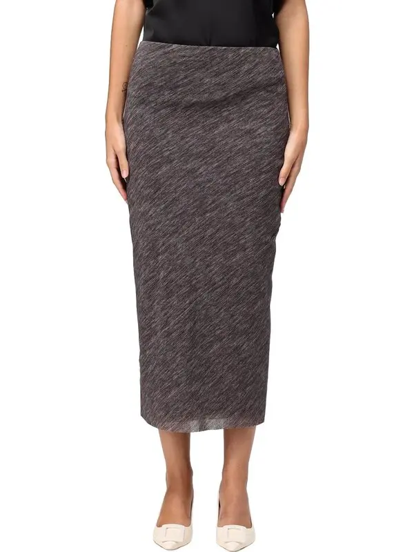 Philosophy Di Lorenzo Serafini Midi Skirt - Grey