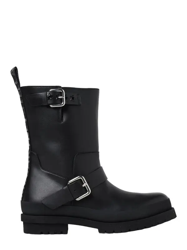 Stella McCartney Leather Buckled Boots - Black