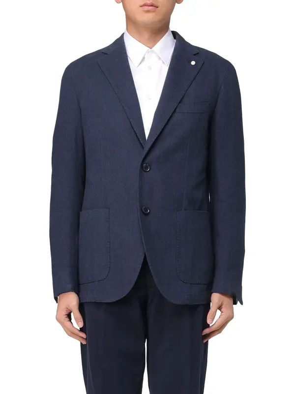 LUIGI BIANCHI Tailored Jacket - Blue