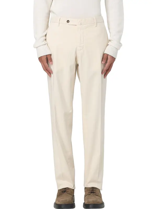 LUIGI BIANCHI Tailored Trousers - White