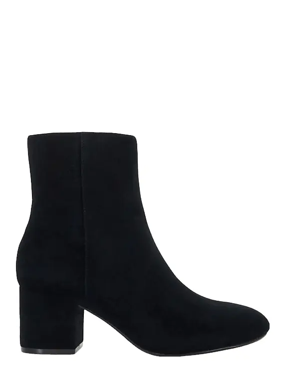 DUNE Ottack Block-heel Suede Ankle Boots - Black Suede