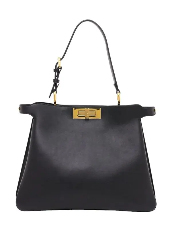 Fendi Peekaboo Soft Medium Bag - Black
