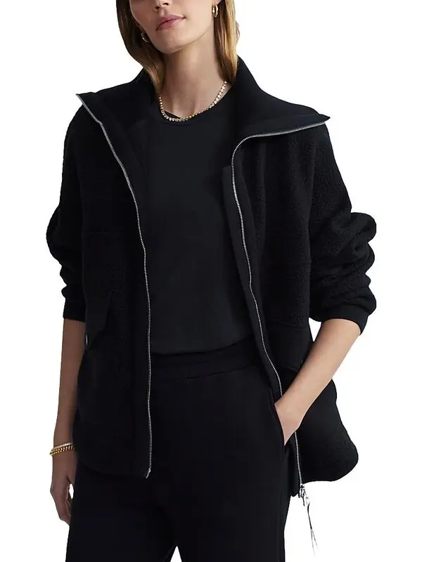 Varley Eleanor Fleece Jacket - Black