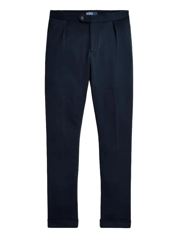 Polo Ralph Lauren Mesh Pleated Trousers - Navy