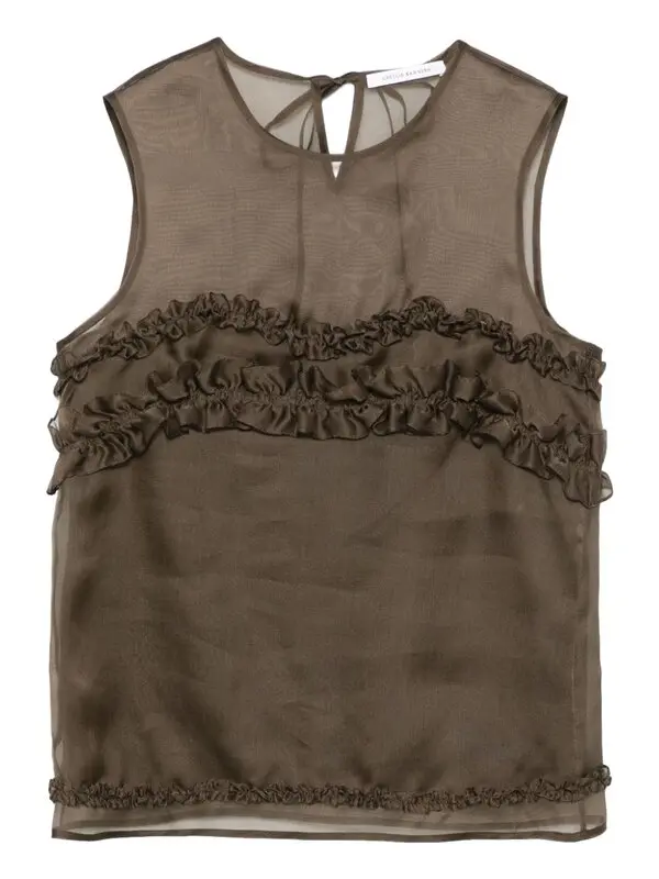 Cecilie Bahnsen Orietta Blouse - Brown