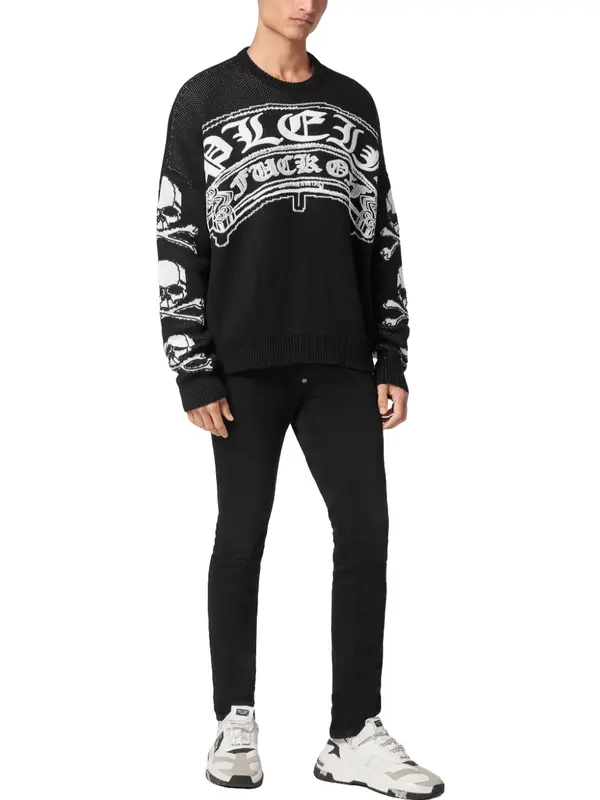 Philipp Plein Gothic Plein Jumper - Black