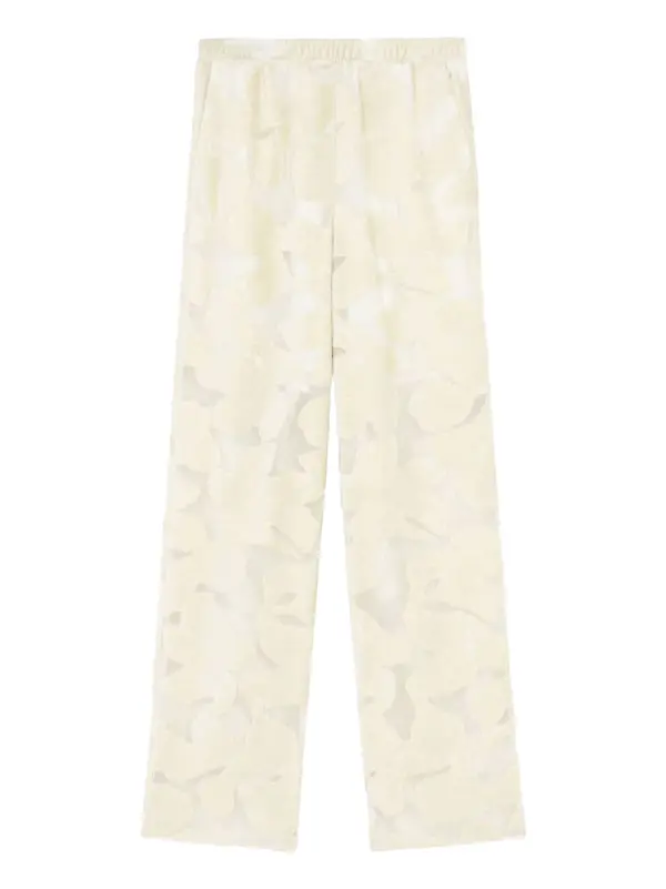 Loulou De Saison Floral-patterned Palazzo - Neutrals