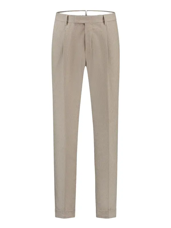 PT TORINO Pressed Crease Trousers - Neutrals