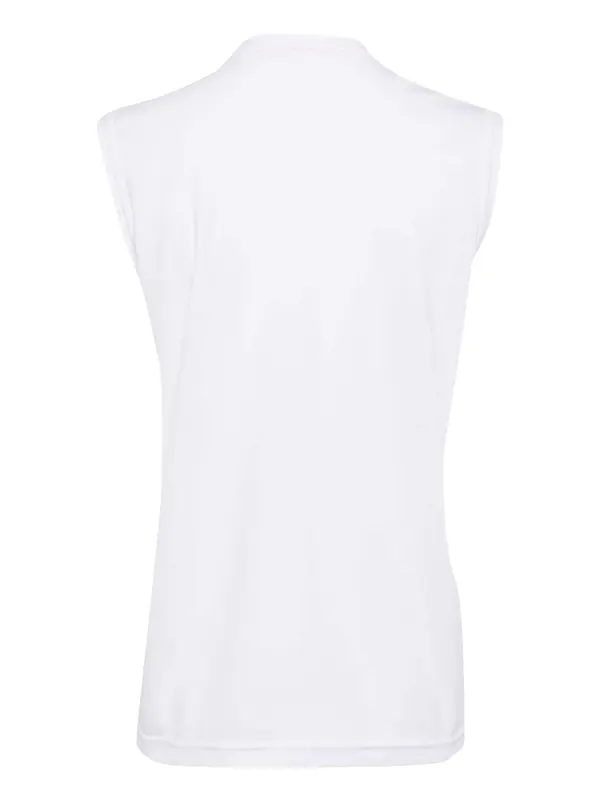 Comme Des Garçons Ruffle Vest - White