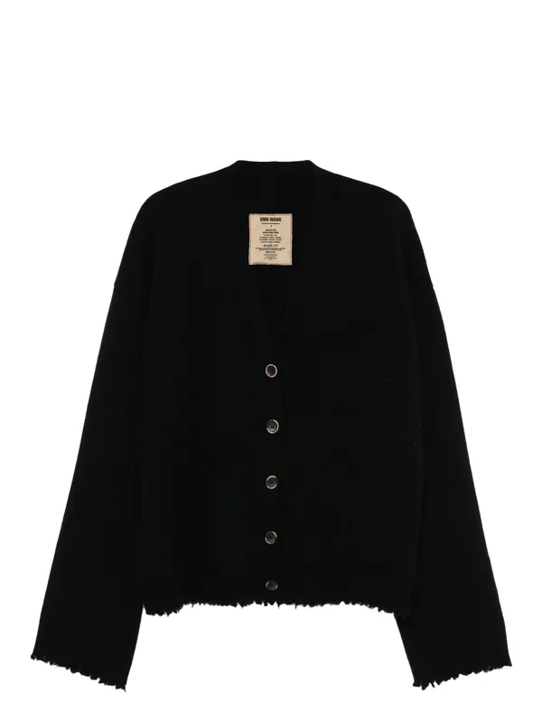 UMA WANG Cashmere Knit Cardigan - Black