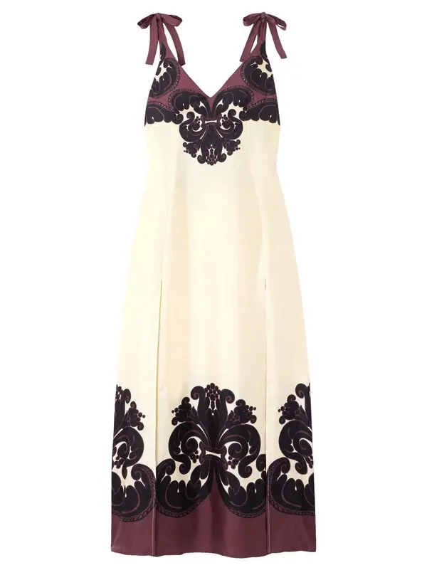 La DoubleJ Favorita Printed Maxi Dress - Neutrals