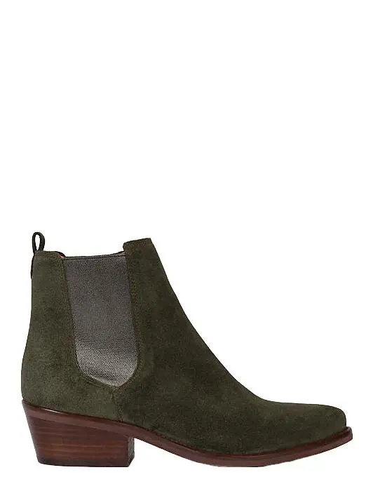 Penelope Chilvers Rove Suede Boots - Khaki