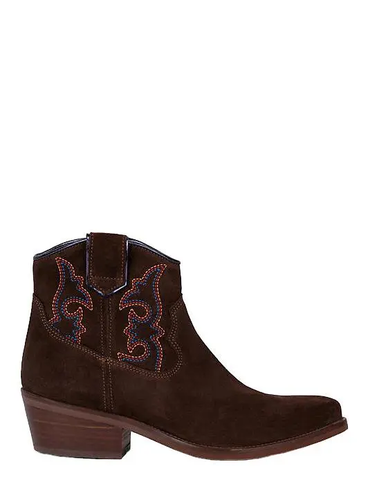 Penelope Chilvers Cassidy Cowboy Boots - Chocolate