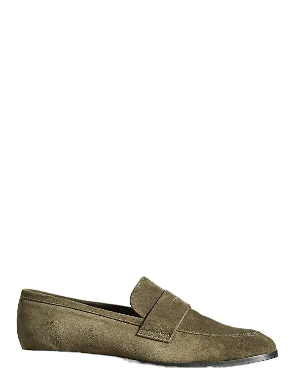 Maeve Classic Loafers - Moss Suede