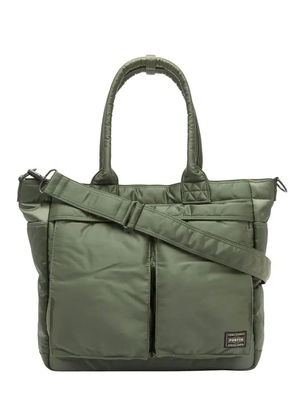 PORTER-YOSHIDA & CO Tanker Tote Bag Medium - Sage Green