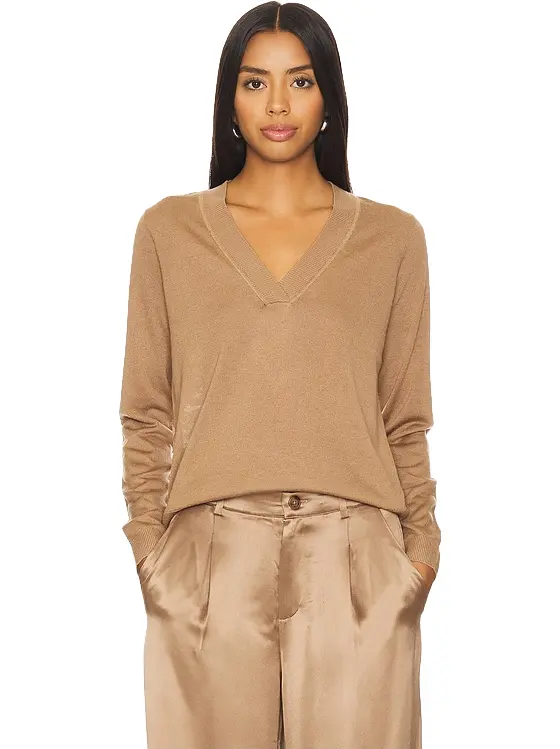 Cami Nyc Camden Sweater With Lace Back - Nutshell
