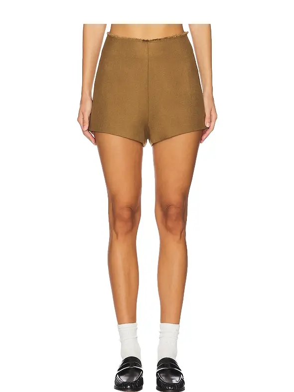 NONCHALANT LABEL Tiana Shorts - Brown