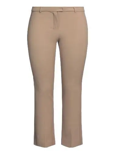 Max Mara Cotton, Polyamide, And Elastane Pants - Camel