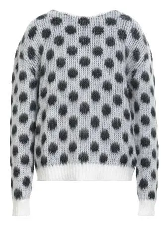 Marni Polka Dot Crewneck Knit Sweater - Black