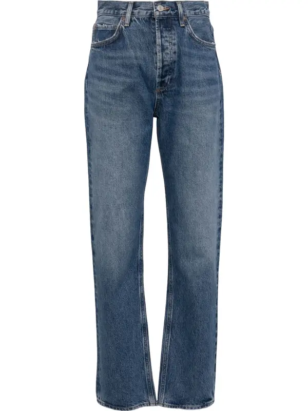 AGOLDE Pinch Waist Straight Leg Jeans - Blue