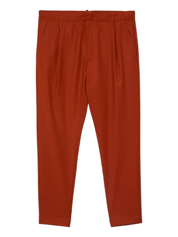 DONDUP Ben Flannel Trousers - Orange