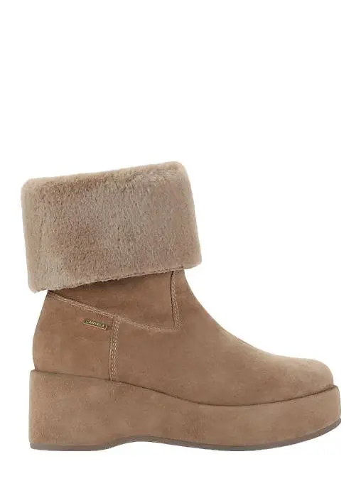Carvela Apres Wedge-heel Ankle Boots - Taupe