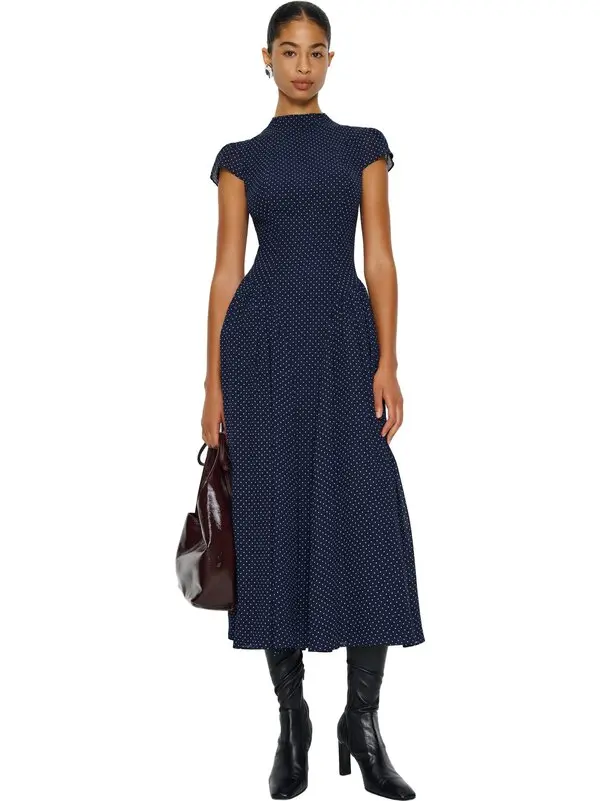 REFORMATION Maven Maxi Dress - Blue